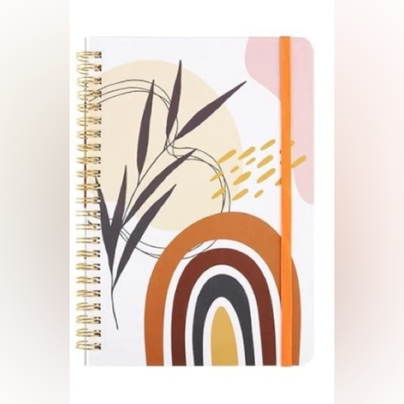 Office | Boho Rainbow Spiral Notebook Nwot | Poshmark